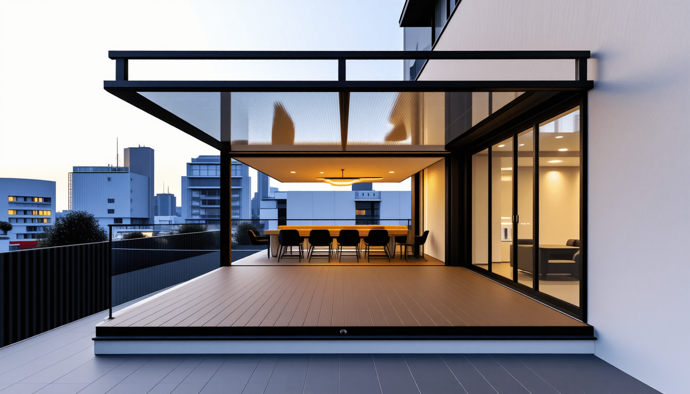 Réaliser une véranda mobile pour balcon imaginaire